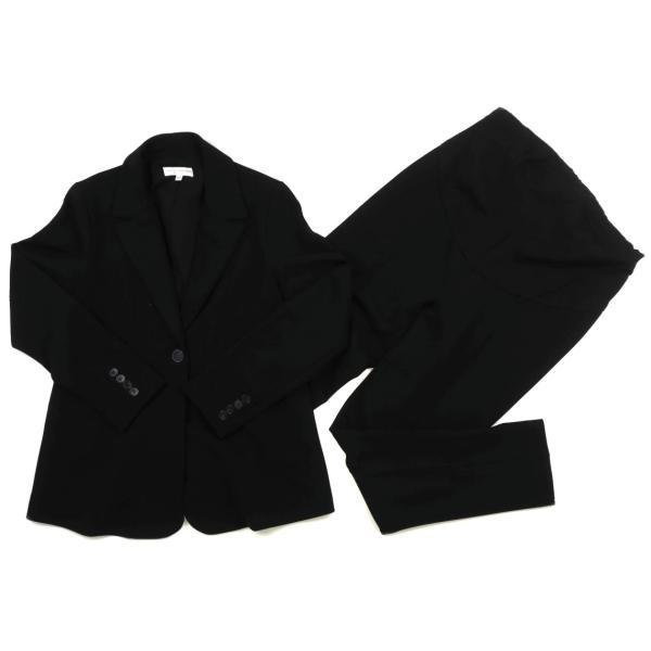 ブランド：Sweet Mommy(スウィートマミー)カテゴリー：マタニティトップスサイズ：ママ向けアイテム色：ブラック状態：★★★記名：なしジャンル：Motherスーツの上下セットです。実際のサイズ表記はLですがジャケットの実寸は、肩幅約3...