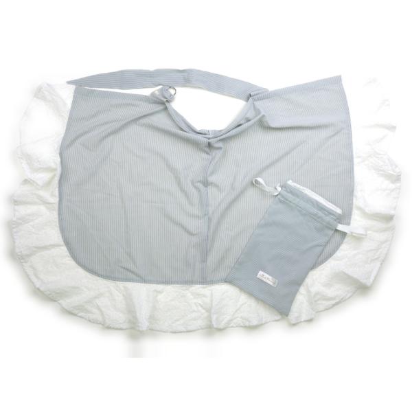 ブランド：Sweet Mommy(スウィートマミー)カテゴリー：授乳ケープ・カバーサイズ：ママ向けアイテム色：アイボリー、ライトブルーストライプ、白いレース状態：★★★記名：なしジャンル：Motherレース部分も含めたサイズは縦約67cm、...