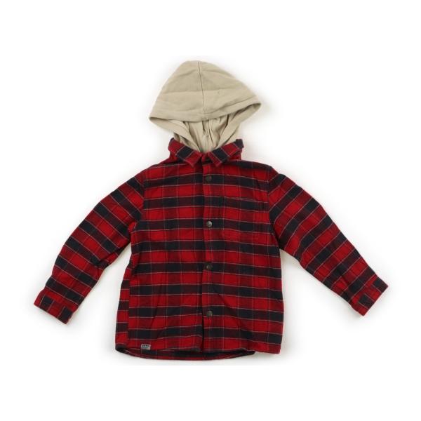 ブランド：ZARA(ザラ)カテゴリー：シャツ・ブラウスサイズ：110サイズ色：レッド・ブラック・チェック状態：★★★記名：なしジャンル：Boy綿100％。フード付き。全体的に毛羽立ち・洗いざらし感があります。