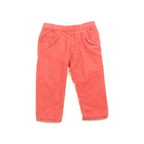 ブランド：Lili Gaufrette(リリゴーフレット)カテゴリー：パンツサイズ：80サイズ色：コーラル状態：★★★記名：なしジャンル：Girl細コール地。裏地付き。実際のサイズ表記は、18m。ウエストは半分ゴムです。色あせ・洗いざらし感...