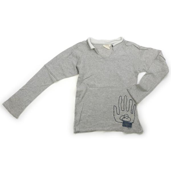 ブランド：Wafflish Waffle(ワッフリッシュ・ワッフル)カテゴリー：トレーナー・プルオーバーサイズ：140サイズ色：グレー状態：★★記名：なしジャンル：Girl実際のサイズ表記は2XL。全体に毛羽立ちとヨレ、袖に毛玉、首のステッ...