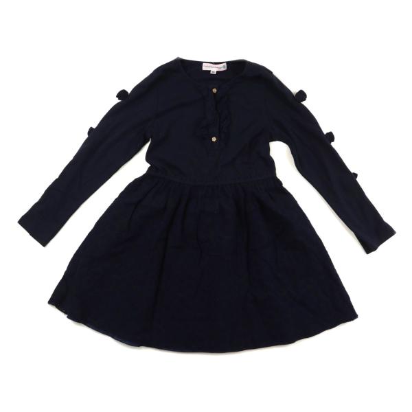 ブランド：Catherine Cottage(キャサリン・コテージ)カテゴリー：ワンピースサイズ：150サイズ色：ネイビー状態：★★★記名：なしジャンル：Girlカットソー×コットンレース裏地付き。カットソー部分に白い毛羽の付着がありますが...