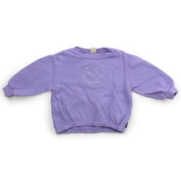 ブランド：petit main(プティマイン)カテゴリー：トレーナー・プルオーバーサイズ：100サイズ色：ブルーパープル状態：★★記名：なしジャンル：Girl裾にゴムが入っています。多少使用感があり、色褪せやヨレ感が見られます。