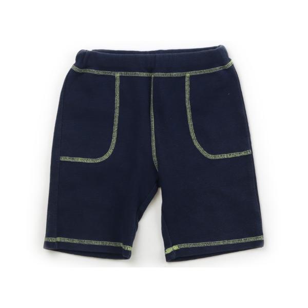 ブランド：Noeil(ノイユ)カテゴリー：ハーフパンツサイズ：120サイズ色：ネイビー状態：★★★記名：あり（タグ）ジャンル：Boyポリウレタン・ポリエステル混コットン素材。ウエストは総ゴムです。色褪せと毛羽立ちがありますが、まだまだお使い...