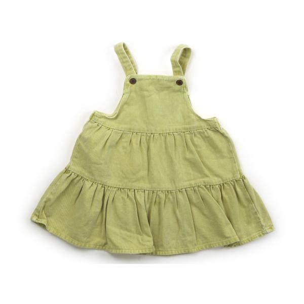 ブランド：ZARA(ザラ)カテゴリー：ジャンパースカートサイズ：90サイズ色：ライトグリーン状態：★★★記名：なしジャンル：Girl18-24/92cmサイズ表記。デニム地で、色褪せ使用感が見られます。普段使いにいかがでしょうか。