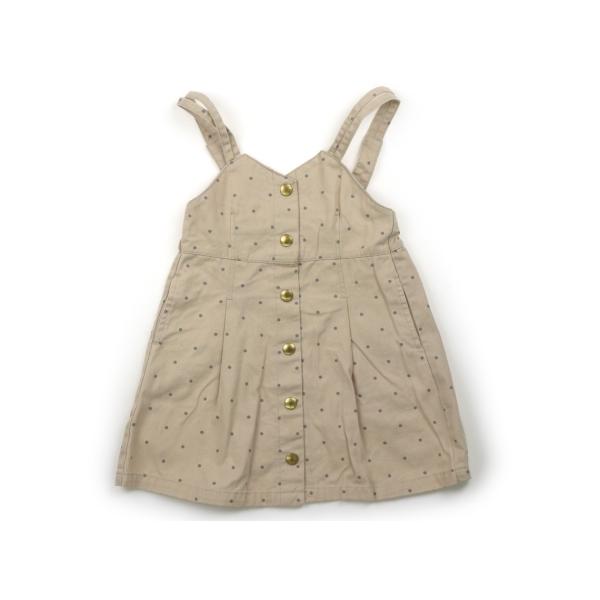 ブランド：apres les cours(アプレレクール)カテゴリー：ジャンパースカートサイズ：90サイズ色：ベージュ・ドット柄状態：★★★記名：なしジャンル：Girlコットン素材。スナップボタン開き。金具にキズあり。色褪せと洗いざらし感が...