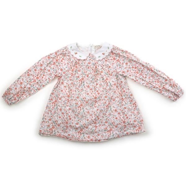 ブランド：Dave&amp;Bella(デイブアンドベラ)カテゴリー：チュニックサイズ：130サイズ色：ピンク、花柄状態：★★★記名：なしジャンル：Girlコットンシャツ生地、裏地付き。色褪せ、使用感ありますがまだお使いいただけそうです。背...