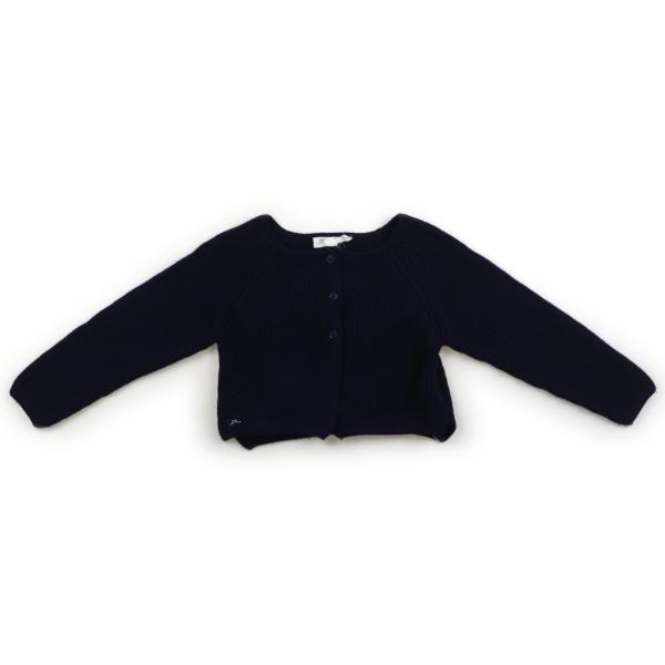 ブランド：Chateau de Sable(シャトードサーブル)カテゴリー：カーディガンサイズ：100サイズ色：紺状態：★★★記名：なしジャンル：Girl実際のサイズ表記は4ansです。所々に毛玉があります。