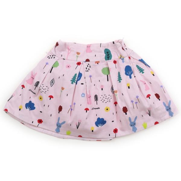 ブランド：Simonetta(シモネッタ)カテゴリー：スカートサイズ：100サイズ色：ピンク、ウサギ・花柄状態：★★（返品不可）記名：なしジャンル：Girl脇ファスナーあきで、サイズ調節ゴム付きです。シャツ生地で、チュール付きの裏地付きです...