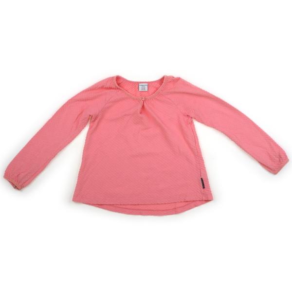 ブランド：Polarn O. Pyret(ポーラーン・オ・ピレット)カテゴリー：Tシャツ・カットソーサイズ：110サイズ色：ピンク状態：★★★記名：なしジャンル：Girl凹凸のある綿素材。袖口に薄汚れ、全体に色褪せ感あり。普段使いにいかがで...