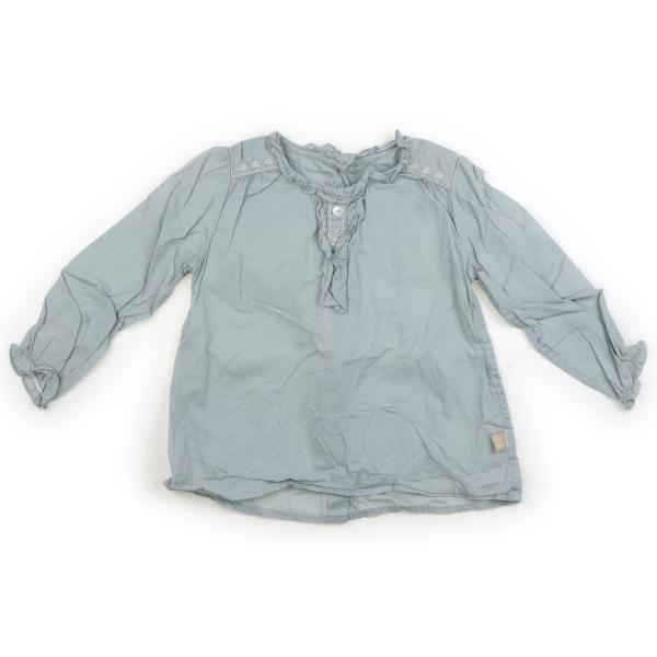 ブランド：Dave&amp;Bella(デイブアンドベラ)カテゴリー：シャツ・ブラウスサイズ：90サイズ色：ミントブルー状態：★★★記名：なしジャンル：Girlブラウス素材。後ろボタン開き。品質タグが切られています。サイズ表記なし。実寸は、...