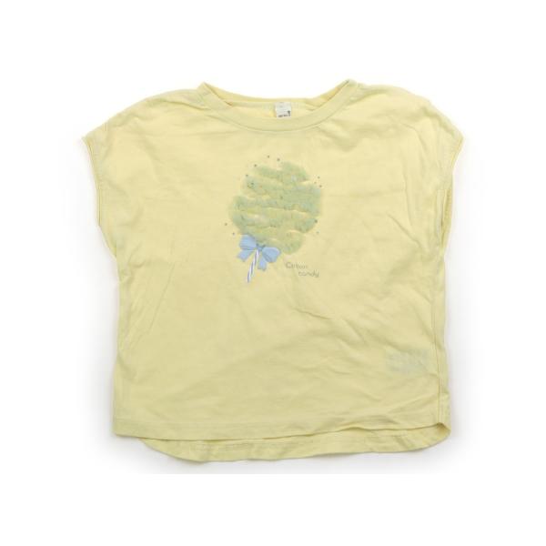 ブランド：apres les cours(アプレレクール)カテゴリー：Tシャツ・カットソーサイズ：110サイズ色：イエロー状態：★★★記名：なしジャンル：Girl薄い汚れがいくつか見られ、全体に色あせ・毛羽立ちがあります。