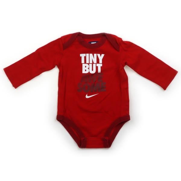 ブランド：NIKE(ナイキ)カテゴリー：ロンパースサイズ：70サイズ色：赤・プリント状態：★★（返品不可）記名：なしジャンル：Girl全体的に毛羽立ちがあります。実際のサイズ表記は6−9m/70cmです。たくさん必要なベビーサイズ、洗い替え...