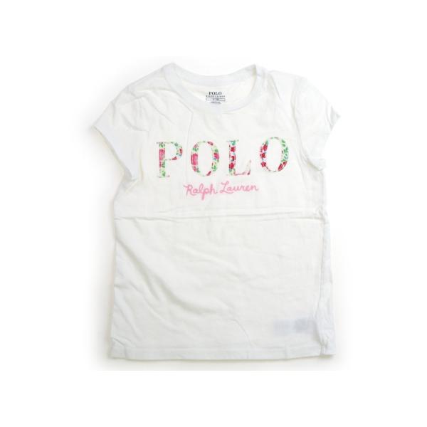 ブランド：POLO RALPH LAUREN(ポロラルフローレン)カテゴリー：Tシャツ・カットソーサイズ：120サイズ色：ホワイト状態：★★★記名：なしジャンル：Girl毛羽立ち・洗いざらし感があります。