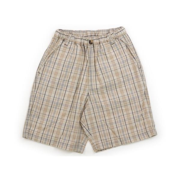 ブランド：SLAP SLIP(スラップスリップ)カテゴリー：ハーフパンツサイズ：130サイズ色：ベージュ系チェック状態：★★★★記名：なしジャンル：BoyPEANUTSコラボ。ウエストは総ゴムです。綿100％。目立った汚れのない良品です。