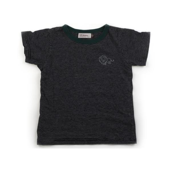 ブランド：DADWAY(ダッドウェイ)カテゴリー：Tシャツ・カットソーサイズ：100サイズ色：ネイビーオフボーダー・グリーン状態：★★★記名：なしジャンル：BoyD.fesenseです。全体に色あせ・毛羽立ちがありますが、まだまだお使いいた...