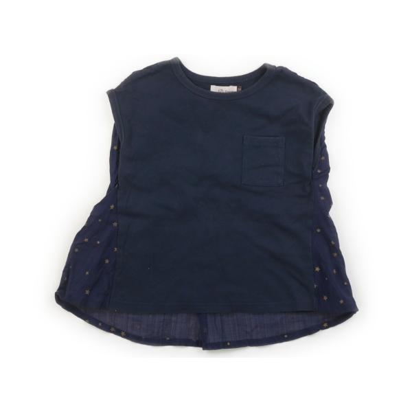 ブランド：DADWAY(ダッドウェイ)カテゴリー：Tシャツ・カットソーサイズ：100サイズ色：紺、星柄状態：★★★記名：なしジャンル：GirlD.fesenseです。全体的にやや洗いざらし感あり。