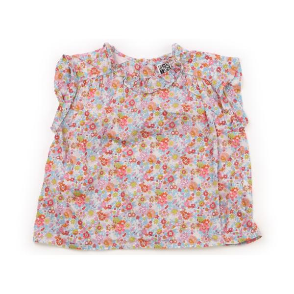 ブランド：BONTON(ボントン)カテゴリー：シャツ・ブラウスサイズ：100サイズ色：ピンク花柄状態：★★★★記名：なしジャンル：Girl薄手綿地。サイズ4。美品です。