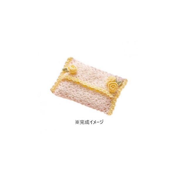 さりげないローズモチーフがおしゃれなポケットティッシュケースです。