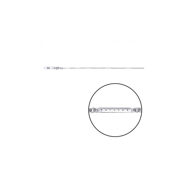 シルバーカラーのメガネチェーンです。メガネをオシャレに彩ります。