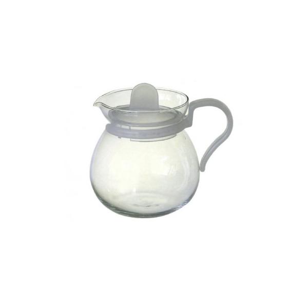 シンプルなデザインが美しい、450mlサイズのティーサーバーです。フタに茶こしが付いているので、手軽にお茶を淹れることができます。