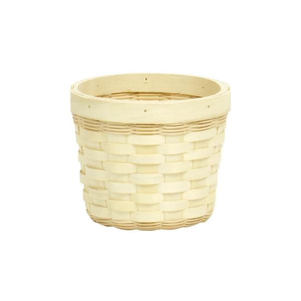 水杉を使用した壁掛けの収納バスケットです。1つ1つ手作りで生産されております。