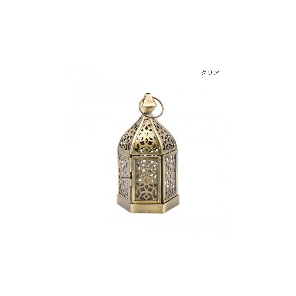 繊細な透かし柄と色鮮やかなレリーフガラスが美しいモロッカンキャンドルホルダー。イスラム教のモスクを連想させるようなデザインが、まるで異国に来たかのような雰囲気を演出してくれます。キャンドルの灯りが透かし柄の模様を照らし、お部屋をオリエンタル...