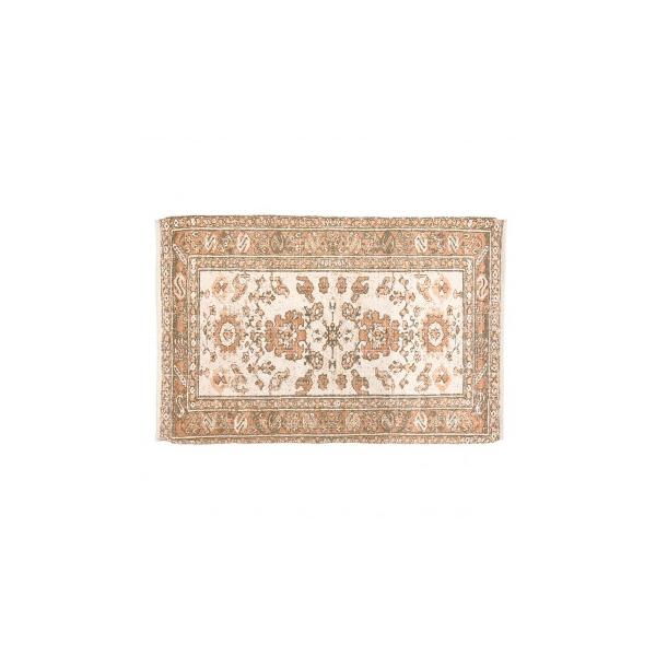 デジタルプリントが施されたラグマットです。