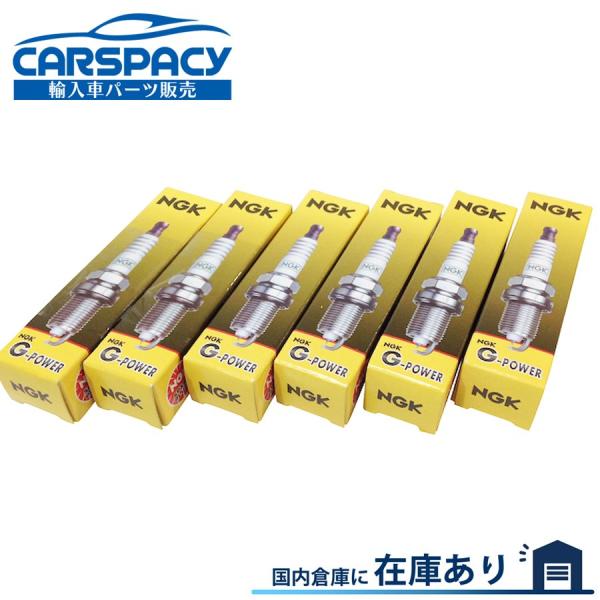【商品名】NGK製　スパークプラグ(プラチナプラグ) 6本SETメーカー3ヶ月保証付【適合車種・年式】2007-2011年　ジープ JK ラングラー 3.8L2006-2010年　クライスラー 300C 2.7L2006-2010年　ダッジ...