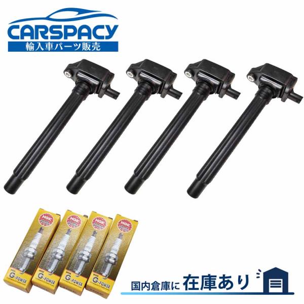 【商品名】イグニッションコイル + スパークプラグ プラチナタイプ 4本SETメーカー保証6ヶ月付【適合車種・年式】2014-2020年　ジープ KL チェロキー 2.4L V42018-2021年　コンパス 2.4L V42015-202...