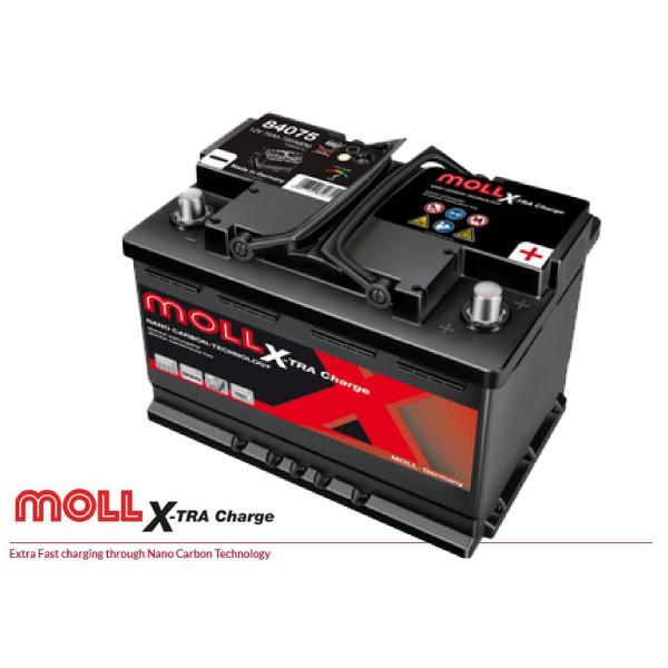 MOLL モル バッテリー【X-tra charge】■フォルクスワーゲン/VOLKSWAGEN ゴルフ3/Golf3/Wagon/E-1HADY【M84064】最高レベルのプレミアムスターターバッテリーMOLL battery/2年保証【...