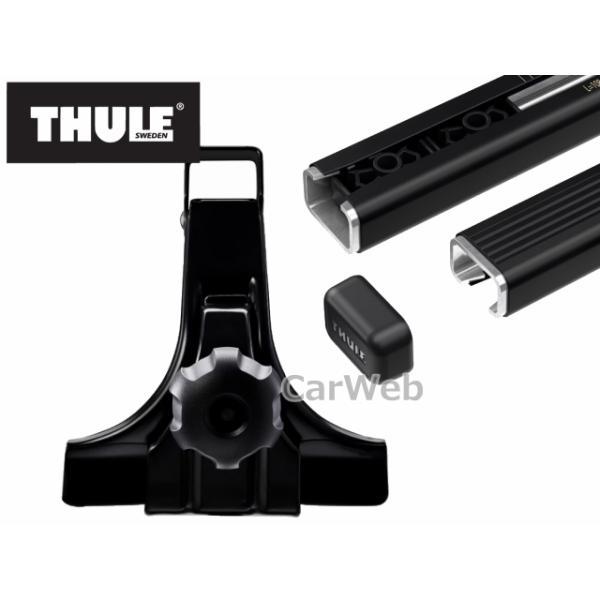 THULE ベースキャリア セット ポルシェ マカン ルーフレールなし TH892 TH754 THKIT1762 TH331-1 【最新入荷】
