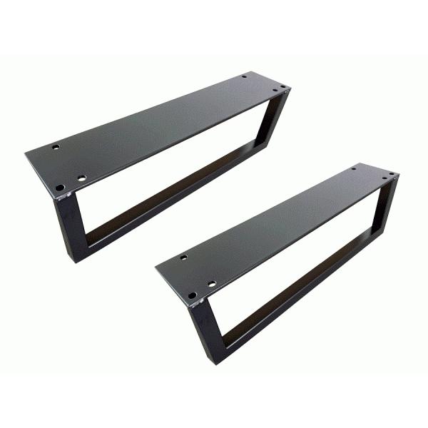 お持ちの天板や、お好きな材料で製作された天板に合わせてご使用いただくアイアン脚です。金属製のスタイリッシュでお洒落な雰囲気のローチェスト、テレビボード用脚としてご利用いただけます。■2本1組（テーブル一台分）です。【サイズ】幅：395mm　...