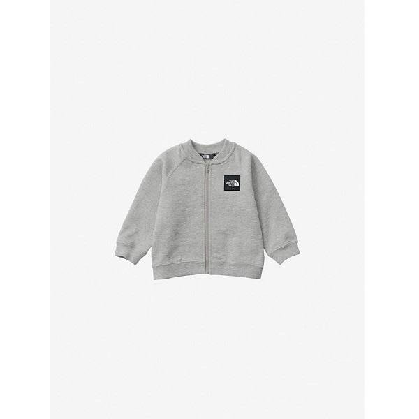 【Fabric】 Organic Cotton Sweat（綿100％）【Function】  ロゴ刺繍／オーガニックコットン使用【原産国】中国【Size】 90【Weight】 約60g【Color】ミックスグレー(Z)※サイズ違い、イメ...