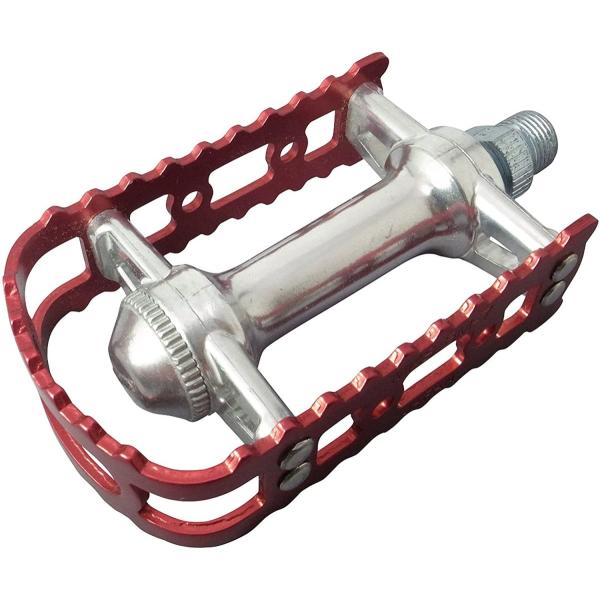 ・1970年代にアメリカ完成車メーカーに採用された人気製品の復刻モデル・ヴィンテージ感漂うシンプルなデザインで、BMXやMTBにおすすめ・両面踏みタイプのワイドな側板で街乗りでも安心・側板は美しい仕上がりのアルマイトカラー・回転性、耐久性、...