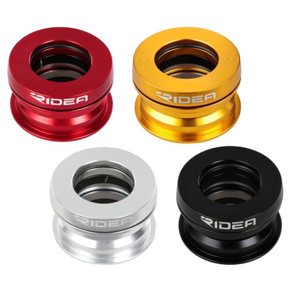 メーカー RIDEAサイズ 1-1/8インチ（Over size）重量 87g素材 6066-T6アルミニウム特徴・シールドベアリング・セミインテグレーテッド・DAHON専用