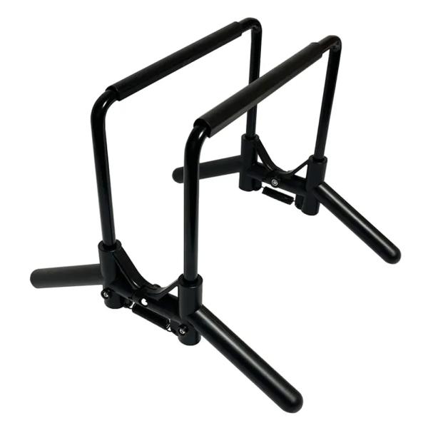 ・置くだけで自転車をホールド・ほとんどのスポーツ自転車に適用可能・スルーアクスル、ディスクブレーキ仕様車もOK！商品名 置くだけスタンドPONTO（ポント）カラー ブラック素材 スチール（円形パイプ）、ポリエチレン（プロテクター）、ポリプロ...