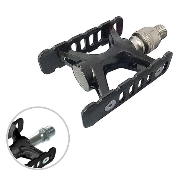 ・大人気の両面踏みスポーツペダル「Promenade」の左ペダルを簡単に脱着ができるEzyシステム、右ペダルをノーマル軸にした折りたたみ自転車対応のOne Side Ezy（ワン・サイド・イージー）モデル・左ペダルは簡単脱着機構Ezyシステ...