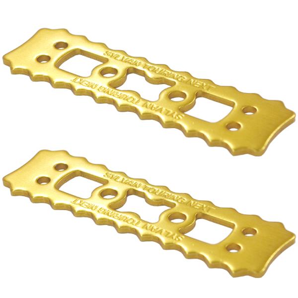 SYLVAN TOURING NEXT および SYLVAN TOURING NEXT Ezy Superior に対応した交換用側板です。高品質なアルマイトゴールド仕上げで、ペダルをリフレッシュしながらデザイン性と耐久性を向上させます。特...