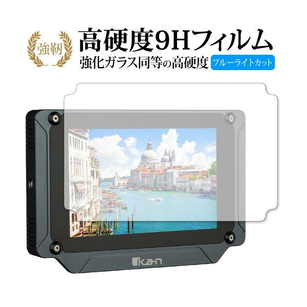 ikan Saga SX7 機種用【強化ガラス同等の硬度9H ブルーライトカット 光沢タイプ 液晶保護 フィルム】 ポイント消化 互換品 爆買