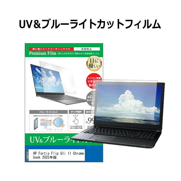 HP Fortis Flip G1i 11 Chromebook 2025年版 [11.6インチ]フィルム シート カバー プロテクター プロテクト フィルター フィルタ 液晶 保護 画面 スクリーン ブルーライト 防指紋  互換品