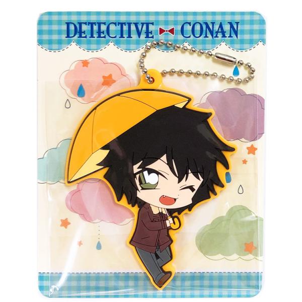 〔名探偵コナン☆青山剛昌☆少年サンデー〕数々の難事件を解決しながら組織の行方を追う見た目は子供、頭脳は大人のコナンからラバーキーホルダーが登場です！！バッグやポーチに取り付けやすいキーホルダー♪いつでも大好きなキャラクターを身に着けていこう...