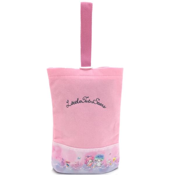 〔サンリオキャラクター☆SANRIO☆kiki＆lala〕みんな大好きキキララちゃんからシンプルシューズケースが登場です！！【サイズ】約21×29cm【素　材】ポリエステル（スウェット素材）【生産国】中国※　画像はあくまでも商品イメージにな...