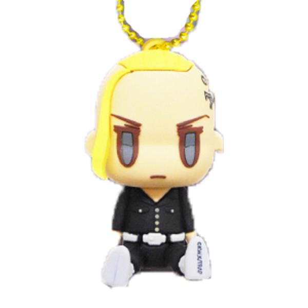 〔東京リベンジャーズ☆Tokyo Revengers〕SF?不良漫画『東京リベンジャーズ』からお座りラバーマスコットが登場☆バッグやポーチに取り付けやすいキーホルダー！大好きなキャラクターといつでも一緒に♪【サイズ】約全長6cm【素　材】P...