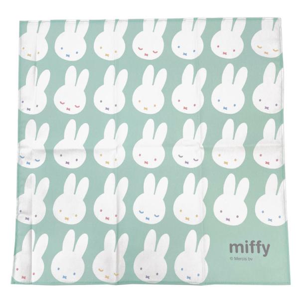 〔Miffy☆ディックブルーナ〕うさこちゃん、ミッフィーからランチーフが登場☆学校の給食やランチタイムにおすすめです♪【サイズ】約43×43cm【素　材】綿100%【仕　様】転写プリント・抗菌防臭加工【原産国】中国※　画像はあくまでも商品イ...