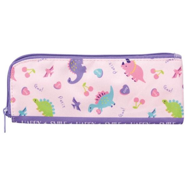 ［商品仕様］箸・スプーンや、スプーン・フォークなどのコンビセットが、ケースごと入るポーチです。ケース入りのカトラリーをキズ・汚れから守り、より清潔に持ち運べます。マルチポーチとして、ペンケースや小物入れとしても使えます。【サイズ】約85×2...