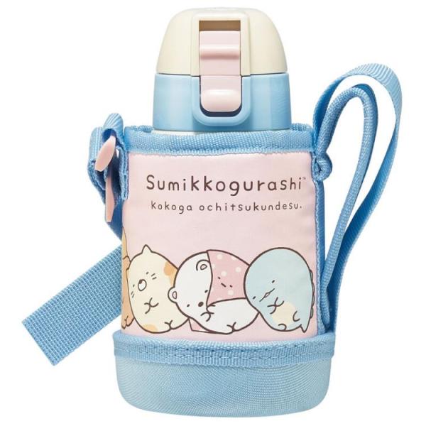 ［商品仕様］簡単ワンプッシュでサッと飲める、カバー付きダイレクトステンレスボトルです。【サイズ】約直径82×高さ173mm【容量】約400ml【重量】約325g【材質】・ボトル　内びん・口がね：ステンレス鋼　胴部：ステンレス鋼(アクリル樹脂...