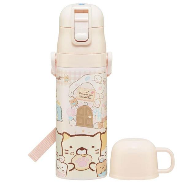 ［商品仕様］2種類ある飲み口を付け替えて、直接口を付けて飲めるダイレクト飲みタイプと、温かい飲み物もOKのコップ飲みタイプで、使い分けができる2WAYステンレスボトルです。【サイズ】 約直径約68×高さ230mm【容量】　ダイレクトタイプ：...