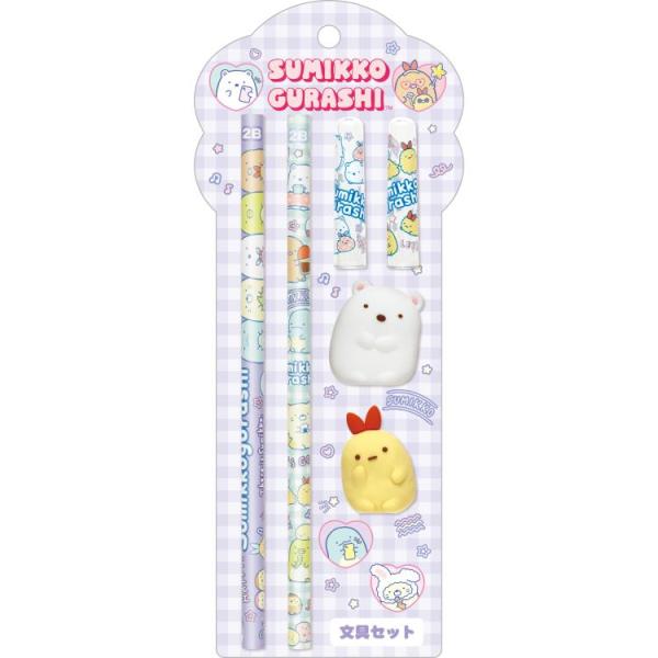 ［商品仕様］流行のポップでカラフルなデザインのついつい集めたくなっちゃうアイテムが勢揃い☆トレンドのデザインやアイテムが登場する「トレンドコレクション」です。すみっコのかわいい立体マスコットが付いた文具セットです。プレゼントにもおすすめ！【...
