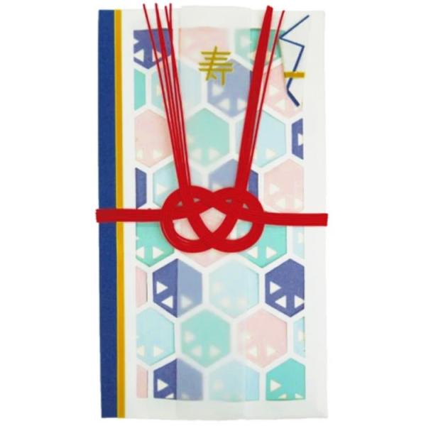 ［商品仕様］【サイズ】約W100×H180mm【生産国】日本【内容】本体1枚、中入封筒1枚、短冊3枚(寿2枚、無地1枚)、短冊固定用両面テープ1枚［特記事項］※画像はあくまでも商品イメージになります。実際の商品と色や仕様が異なる場合がありま...